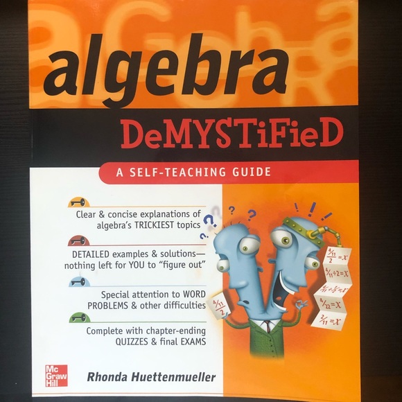 Mcgraw Hill | Accents | Algebra Demystified A Selfteaching Guide | Poshmark